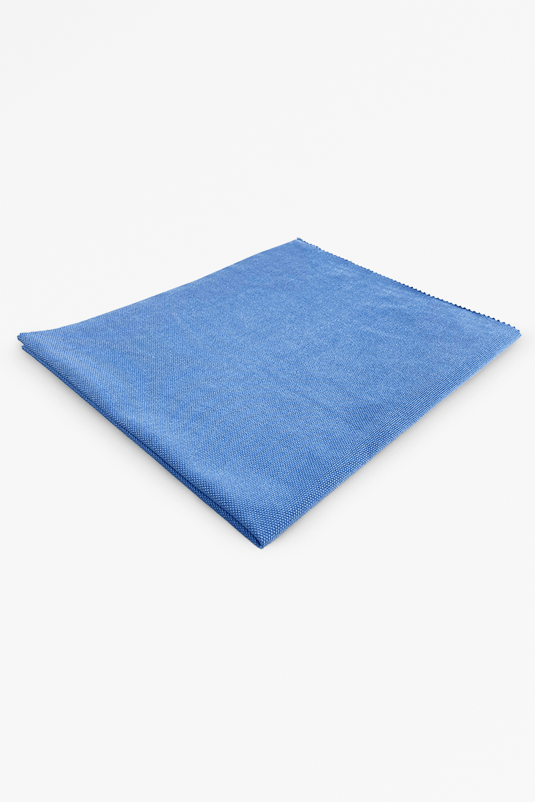 Ultrasonik Kesim Cam Temizleme Bezi Mavi 40x50cm - Mikrofiber